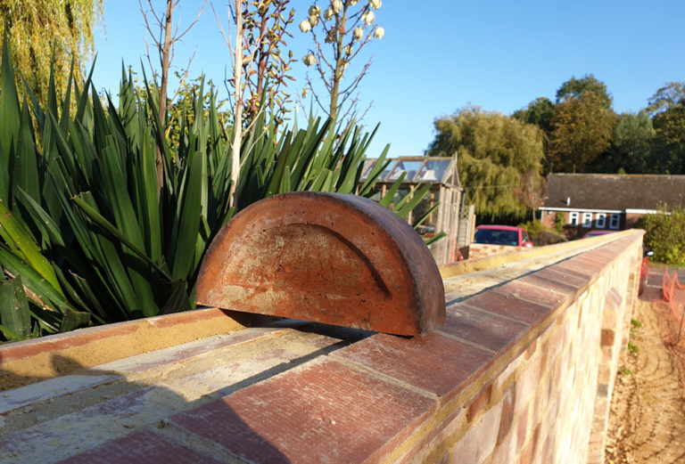 Garden Wall Coping | The Salutation - Restoration