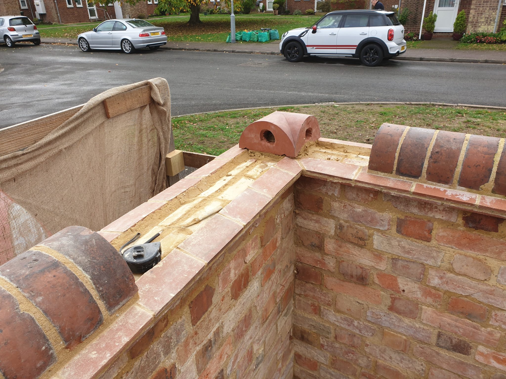 Finishing the Garden Wall | The Salutation - Restoration