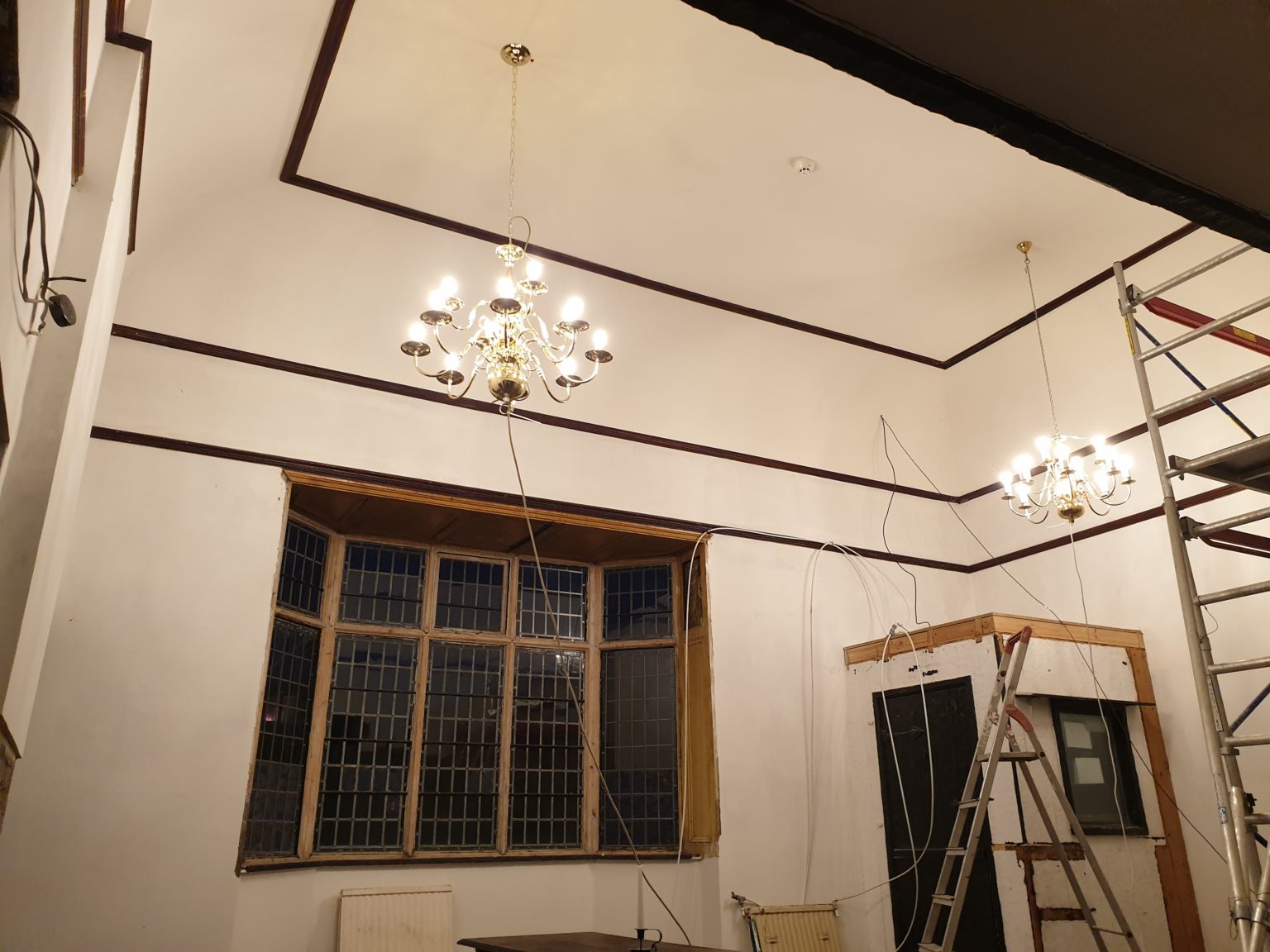 Partial Electrical Rewire – First Fix | The Salutation - Restoration
